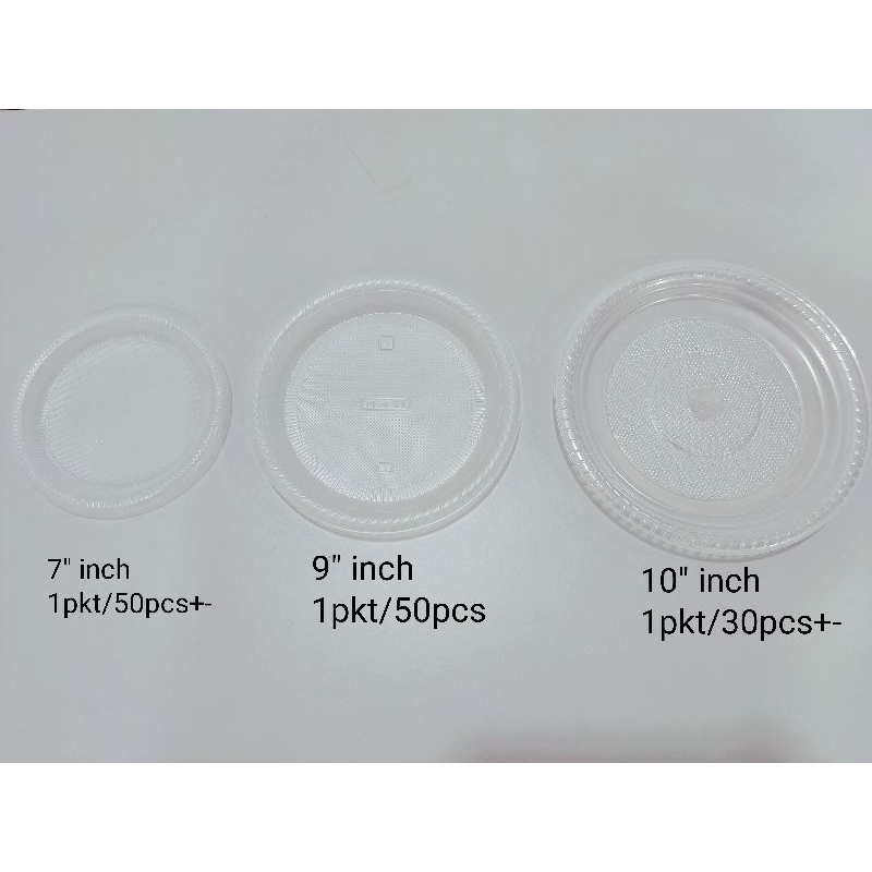 Pinggan Plastik 7"/9"/10" inci DISPOSABLE PP PLATE / PINGGAN KEDURI ...