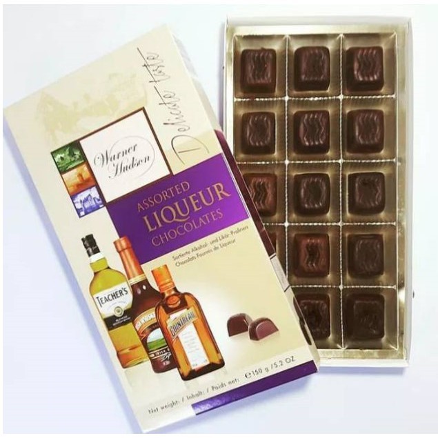 Warner Hudson 150g / DOULTON LIQUOR CHOCOLATES - 145G - ALCOHOL FILLED ...