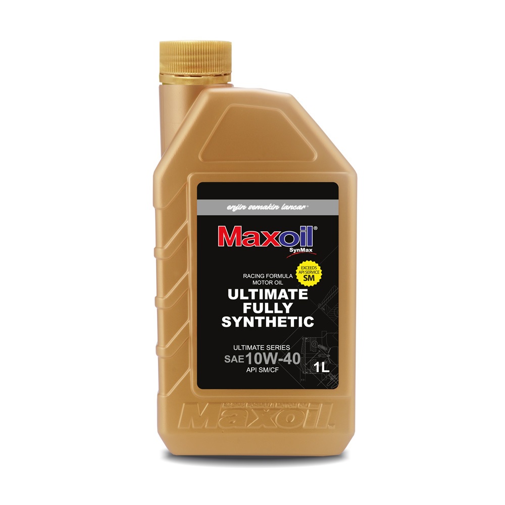MAXOIL 4T ULTIMATE FULLY SYNTHETIC SAE 10W40 – SM/CF 1L 100% ORIGINAL | Shopee Malaysia
