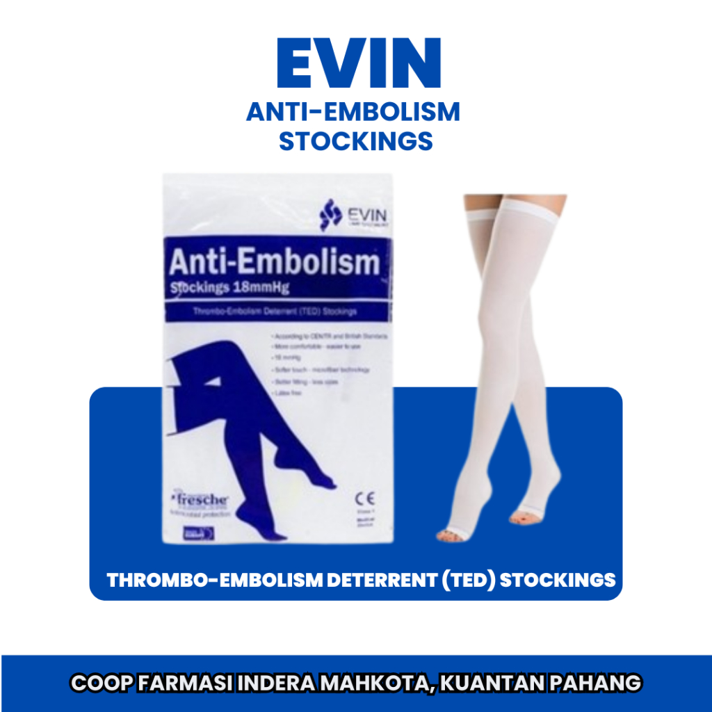 EVIN ANTI-EMBOLISM STOCKINGS (TED) | Shopee Malaysia