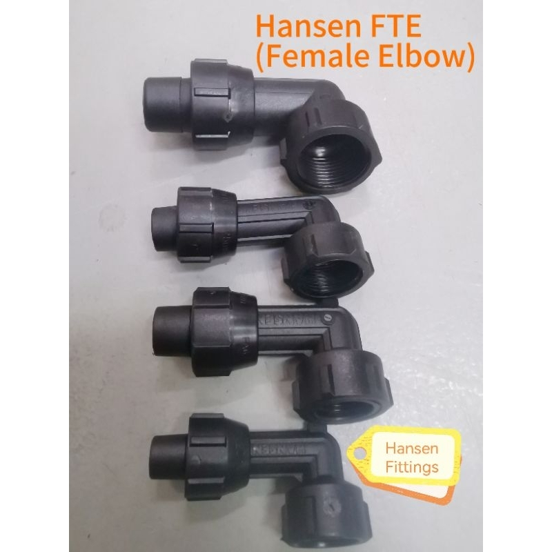 Hansen FTE Female Threaded Elbow 20mm 25mm 32mm 1/2" 3/4" 1" Hansen PT ...