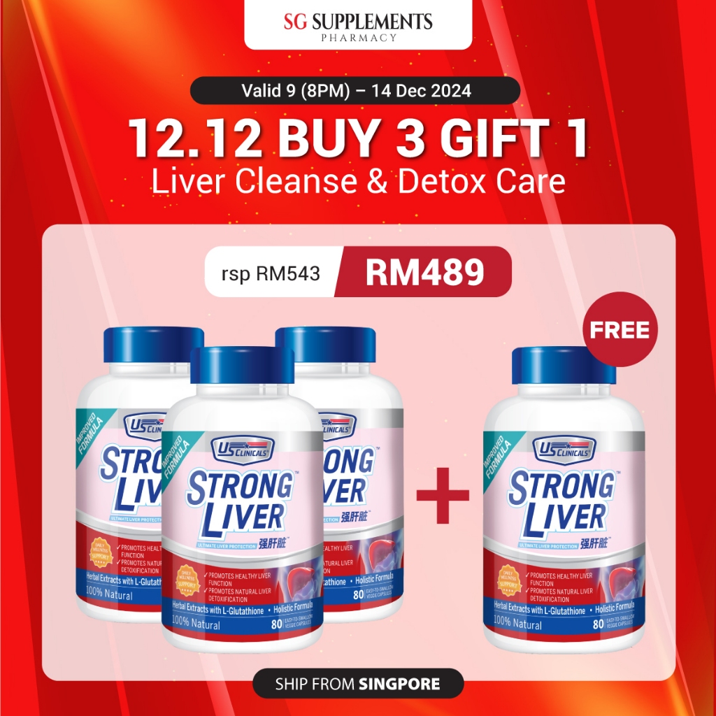 BUY 3 FREE 1 3b US Clinicals Strong Liver 80s + 1b Strong Liver 80s ...