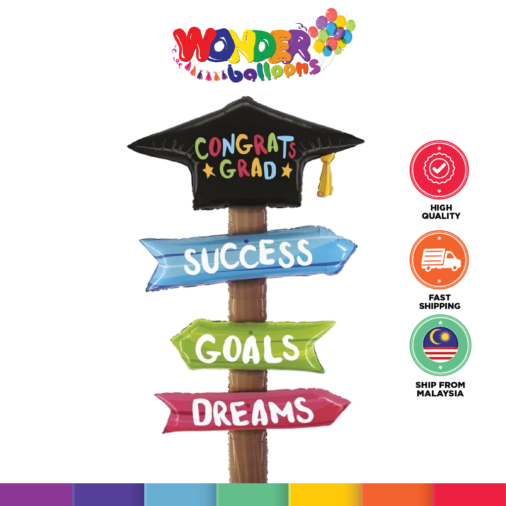 GRABO 87 Inch Large Foil 'Special Delivery Graduation Signs' (1pc ...