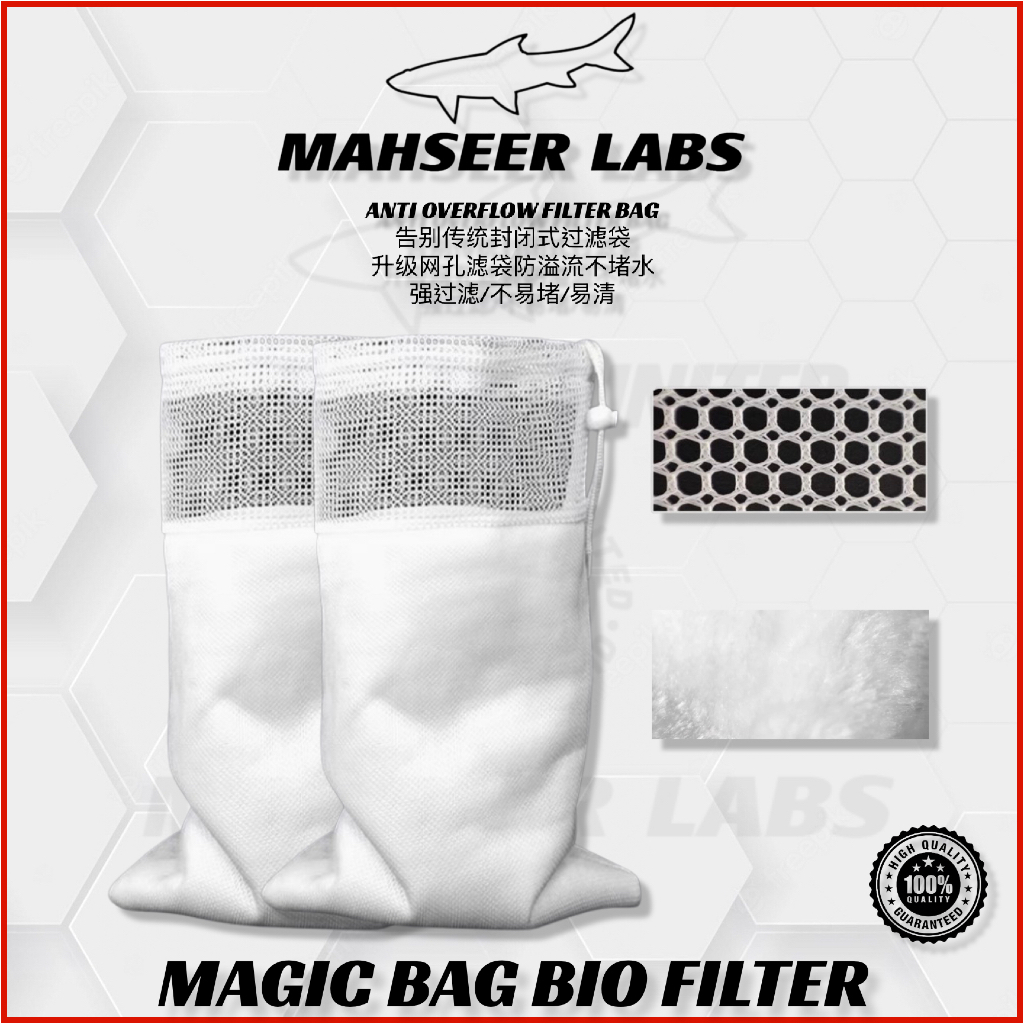 Mahseer Labs Premium Quality Magic Bag Bio Filter Water Purification ...