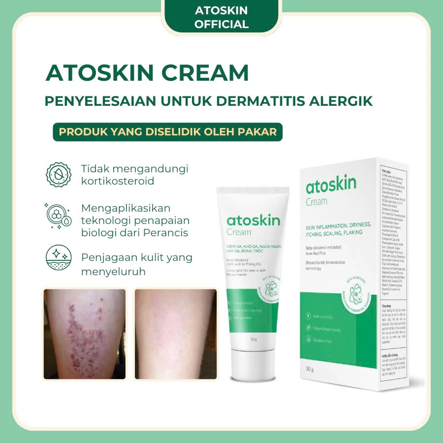 Atoskin Cream Pelembap Kulit untuk Kurangkan Kekeringan & Pengelupasan ...