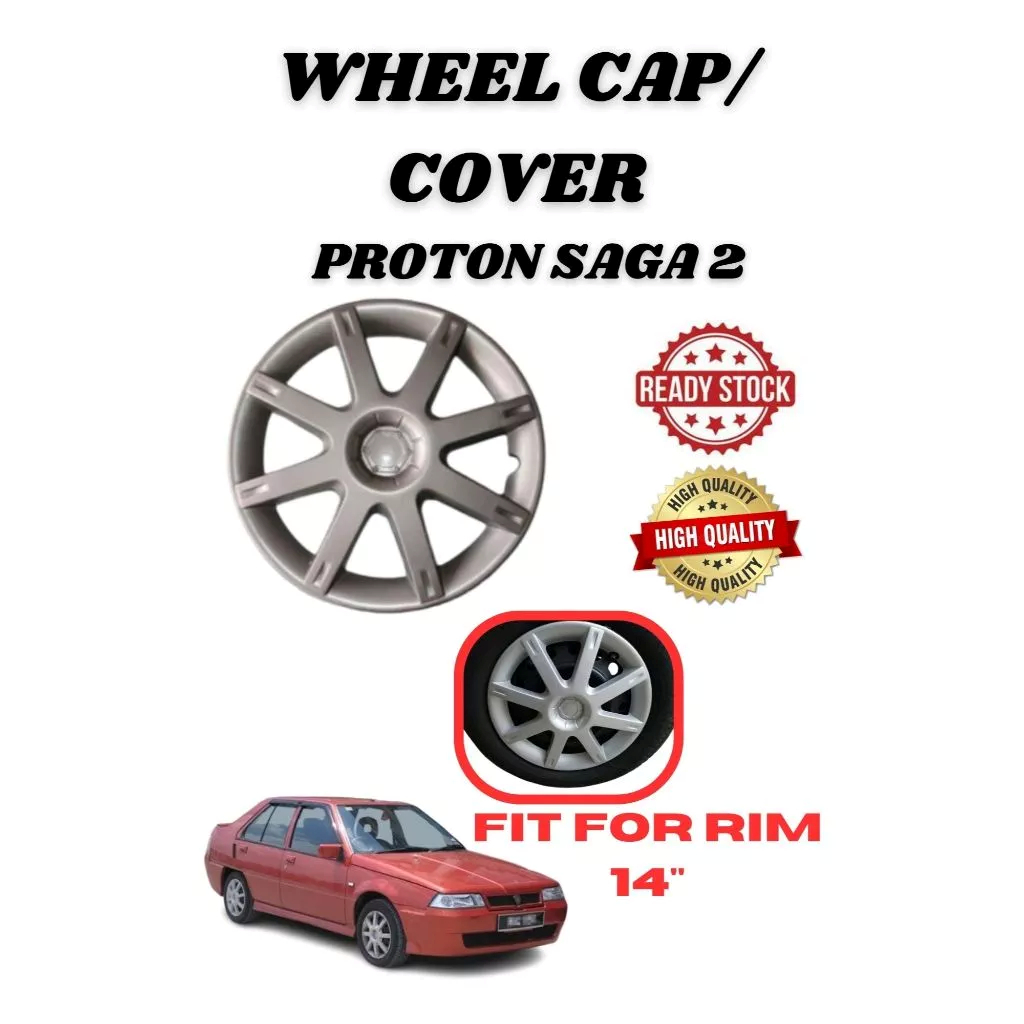 PROTON SAGA 2 CAR WHEEL COVER/CAP/RIM DESIGN FIT FOR RIM 14'' INCH 4 ...
