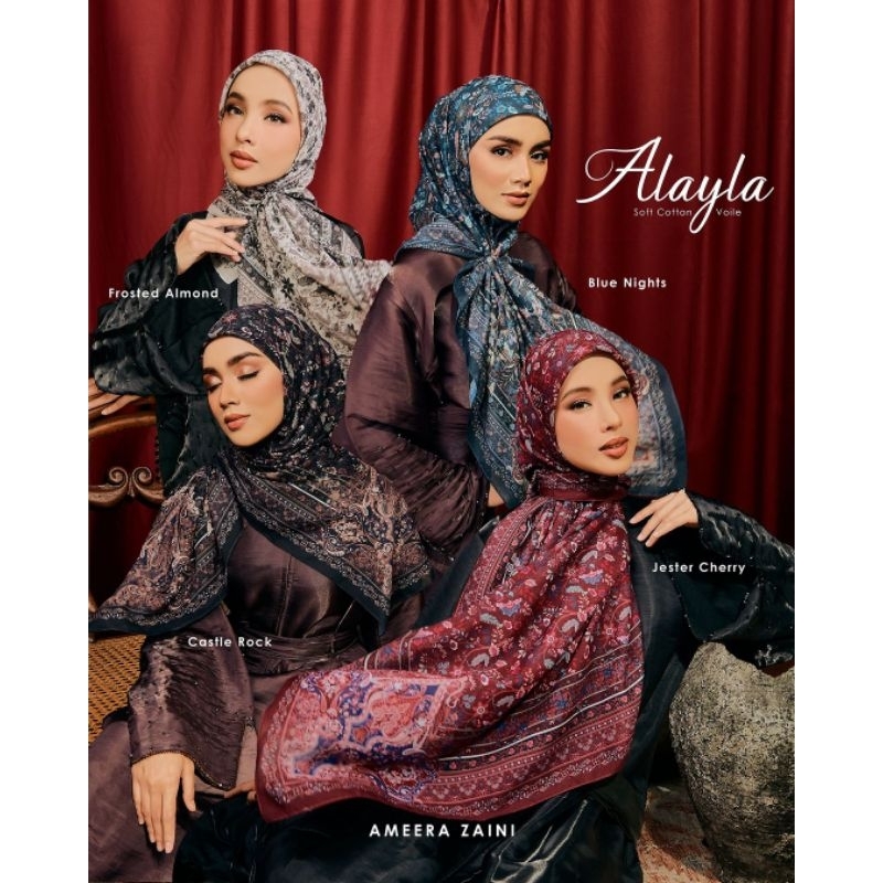 AMEERAZAINI Alayla | Louisa - Cotton Voile | Shopee Malaysia