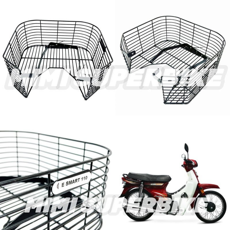 SYM E SMART 110 ESMART110 BASKET BESI HEAVY DUTY BUATAN MALAYSIA BAKUL ...