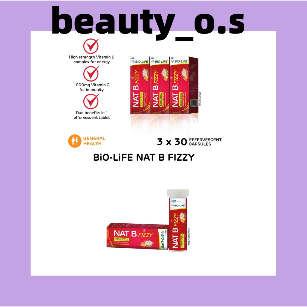 BIO-LIFE NAT B FIZZY 10'S/ 10'Sx3 | Shopee Malaysia