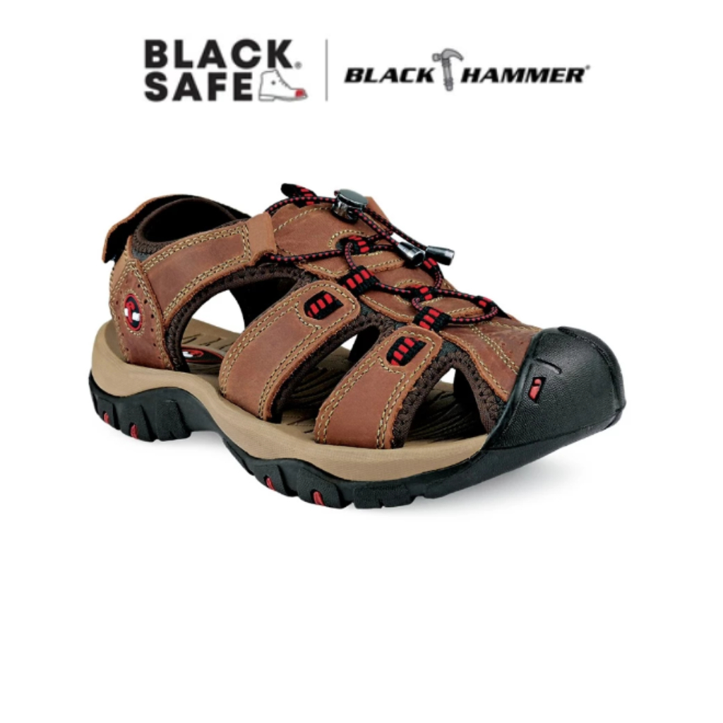 Sandal Black Hammer Men Genuine Leather Walking Sandals BH 2816 HT ...