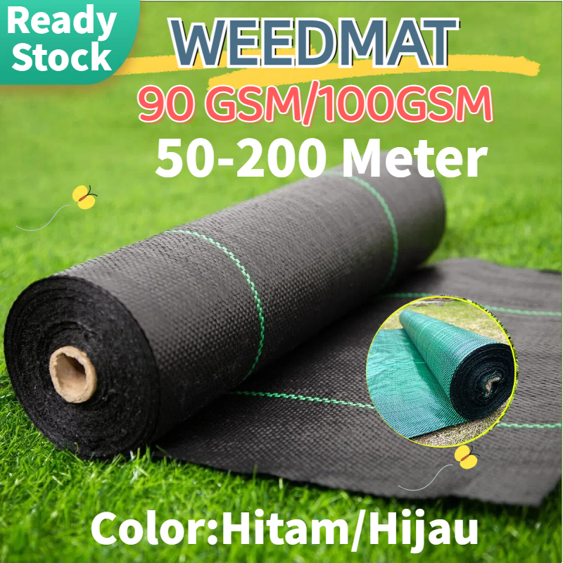 Weedmat Big Size 100GSM 50-200 Meter Weed Control Mat Weed Barrier ...