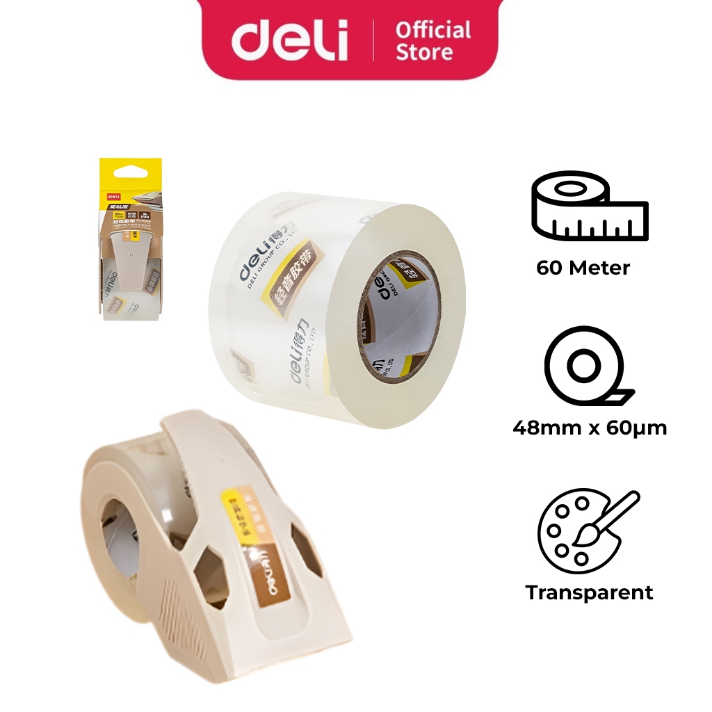 Deli Tape Packing Tape (48mm*40m*60μm) 30040 | Shopee Malaysia