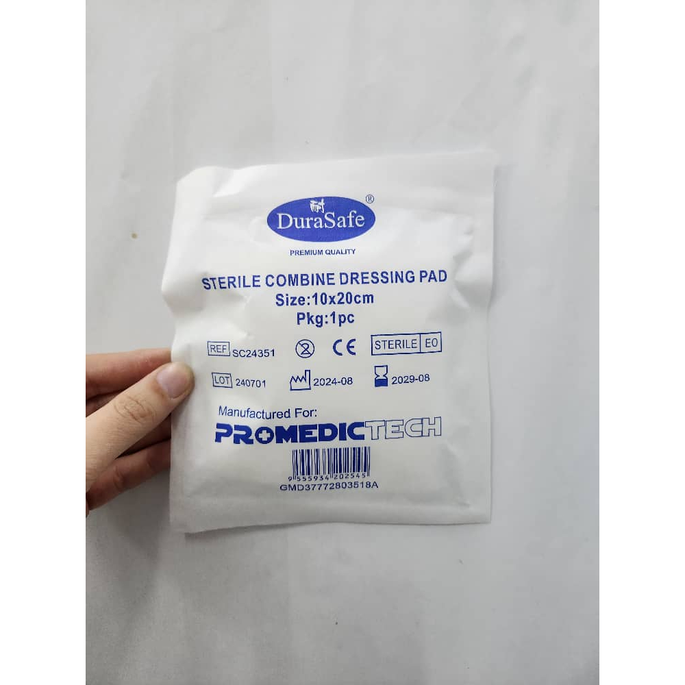 Durasafe Sterile Combine Dressing Pad 10x20cm (1 PCS) | Shopee Malaysia