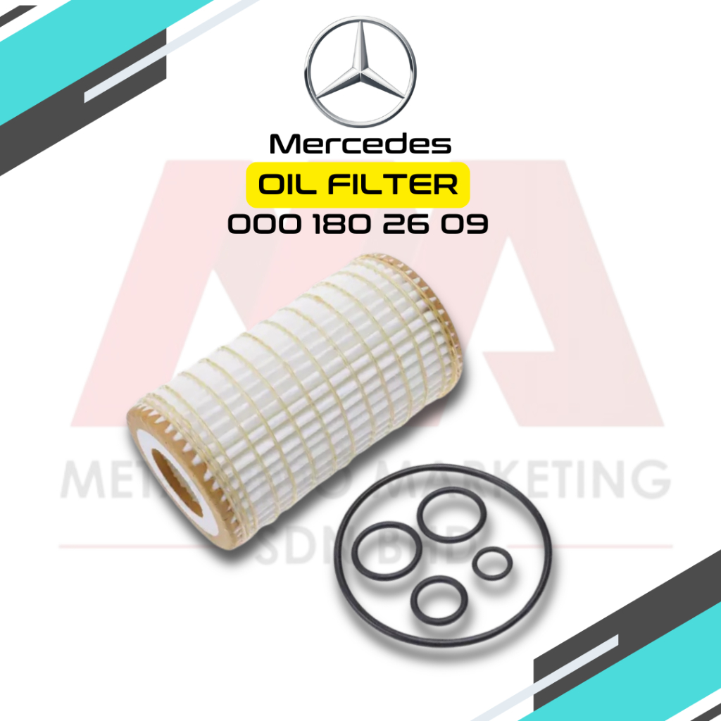 MERCEDES W210 W211 E240 E280 V6 V8 OIL FILTER PENAPIS MINYAK A 000 180 ...