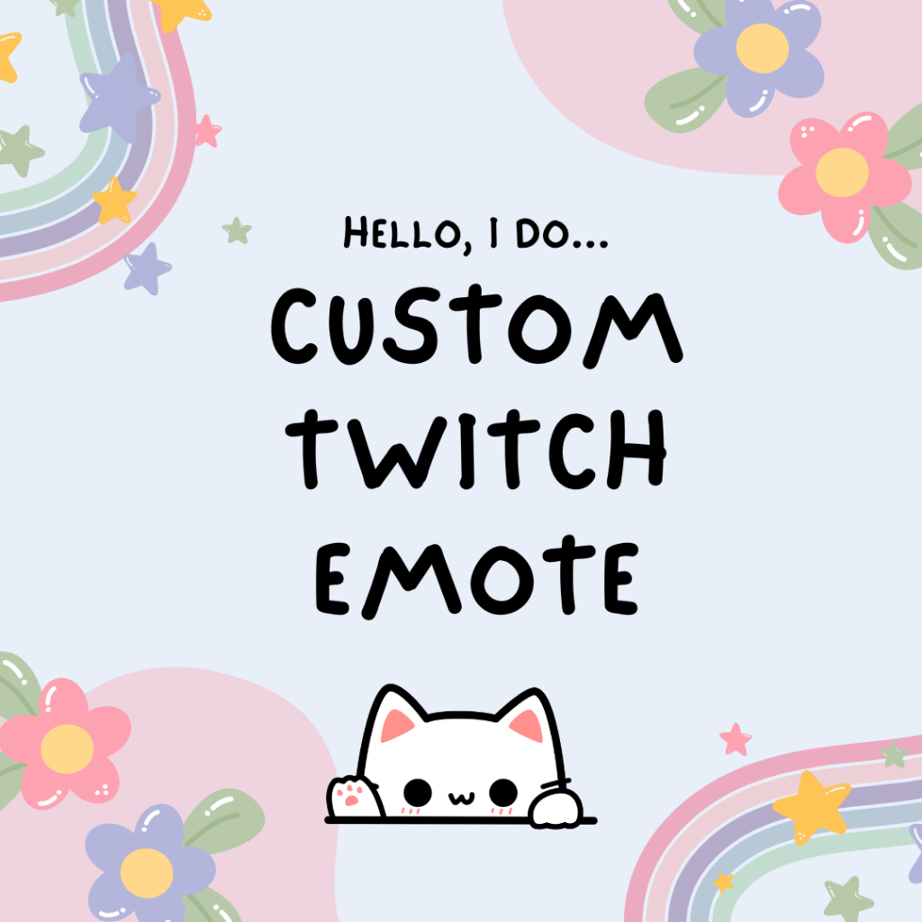Custom Twitch Emote Commission / Streamer's Emote / Cute Art | Shopee ...