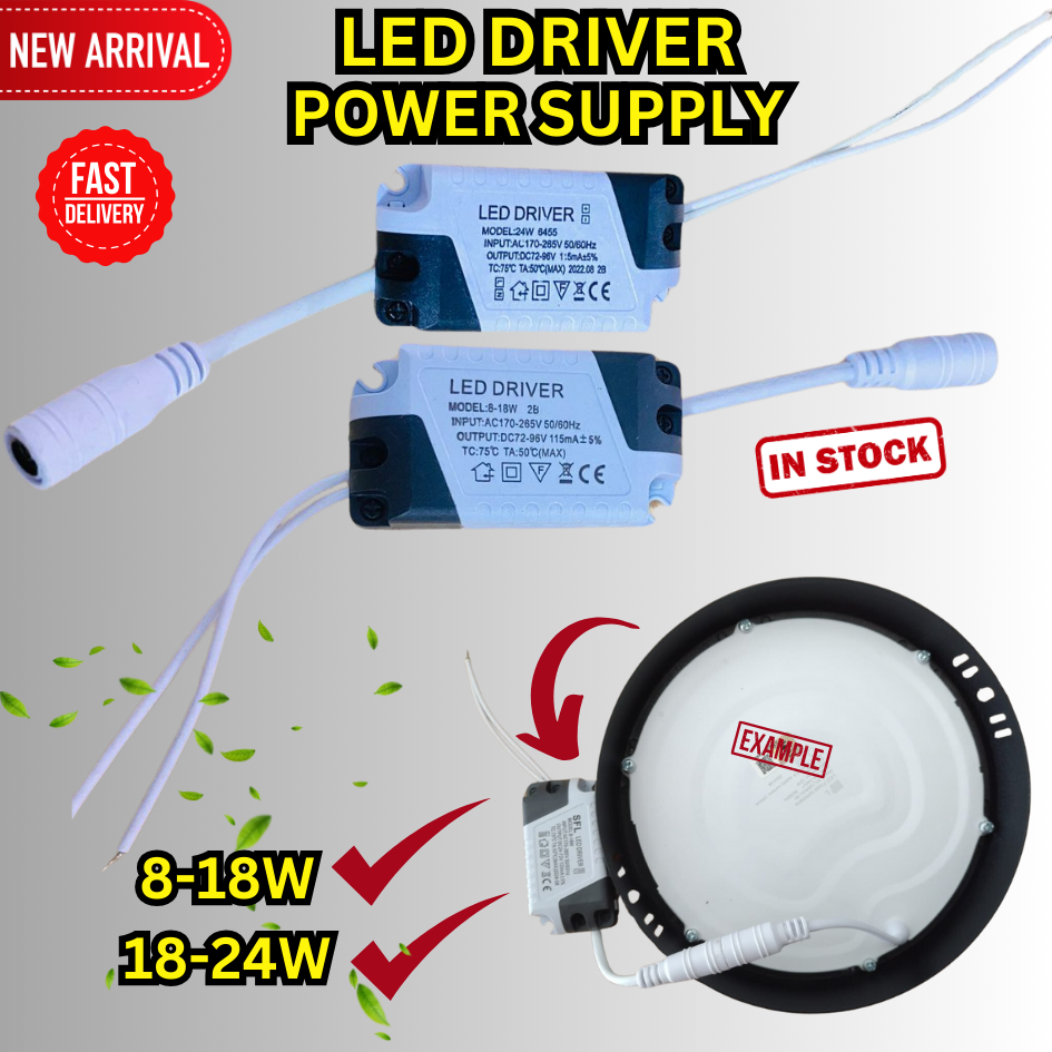 LED Driver 8W-18W 18W-24W Downlight Transformer Current Driver Power ...