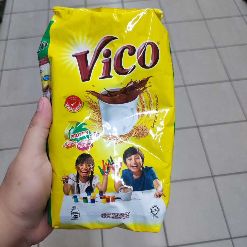 Vico Malt Chocolate Drink 400 gram Serbuk Minuman Coklat Vico | Shopee ...