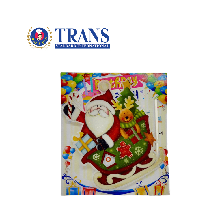 Trans Christmas Cake Topper - Festive Holiday Decoration for Cakes ...