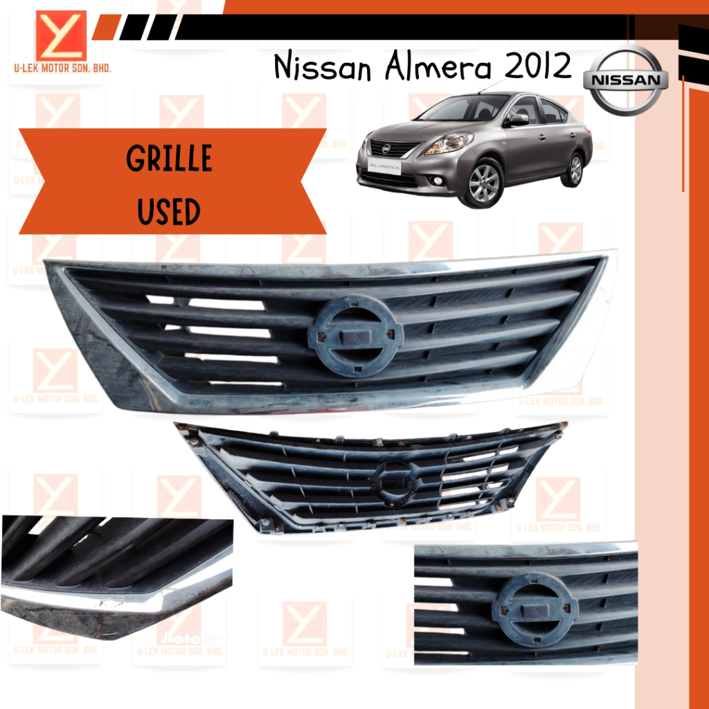 Nissan Almera 2012 Grille Used | Shopee Malaysia