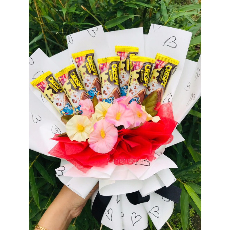 BOUQUET CHOCOLATE DESIGN / JAMBANGAN COKLAT / BOUQUET COKLAT | Shopee ...