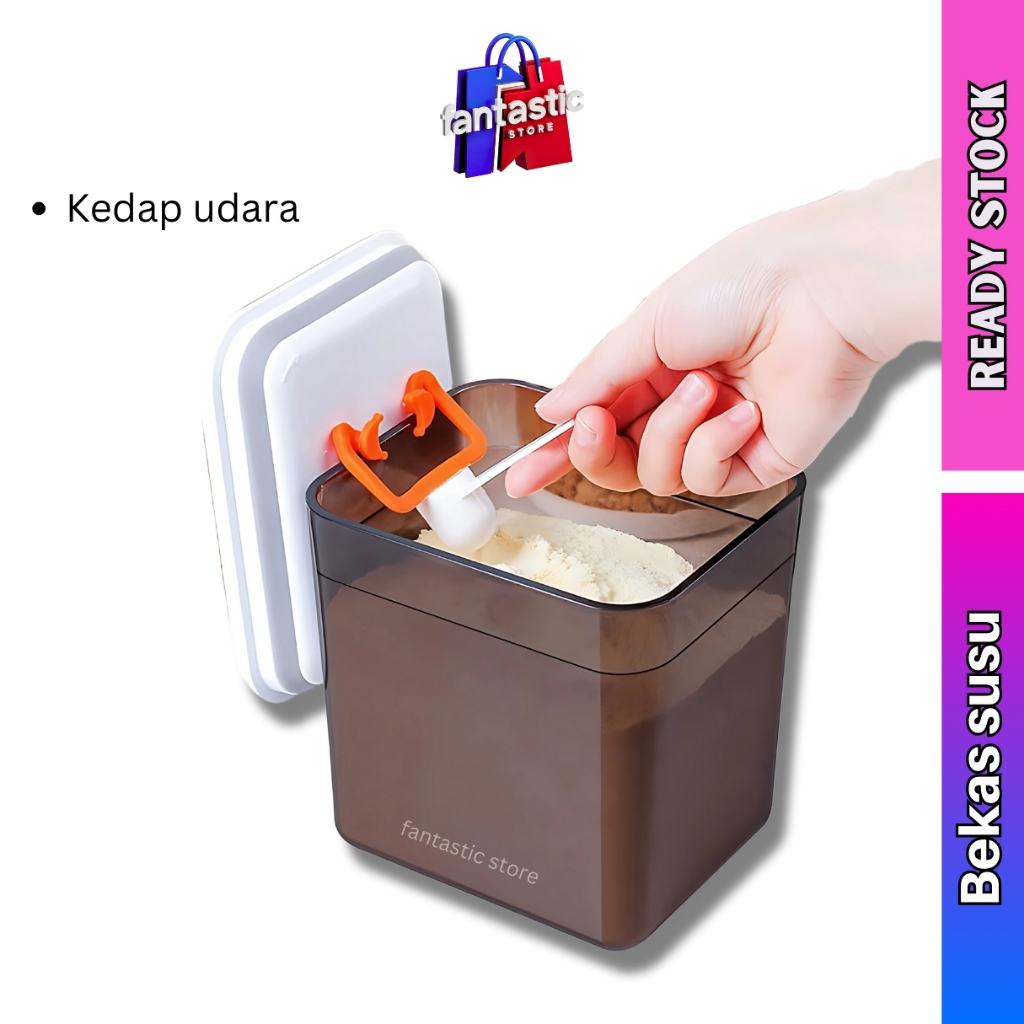 bEKAS sUSU Baby kedap udara Baby Milk Powder Container Food Storage ...