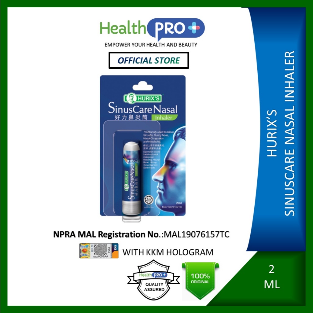HURIX'S SINUSCARE NASAL INHALER 2ML EXPIRY:01/2026 | Shopee Malaysia