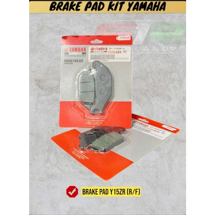 ORIGINAL YAMAHA Y15ZR DISC BRAKE PAD (FRONT/REAR) OE YSUKU Y15 V1 V2 ...
