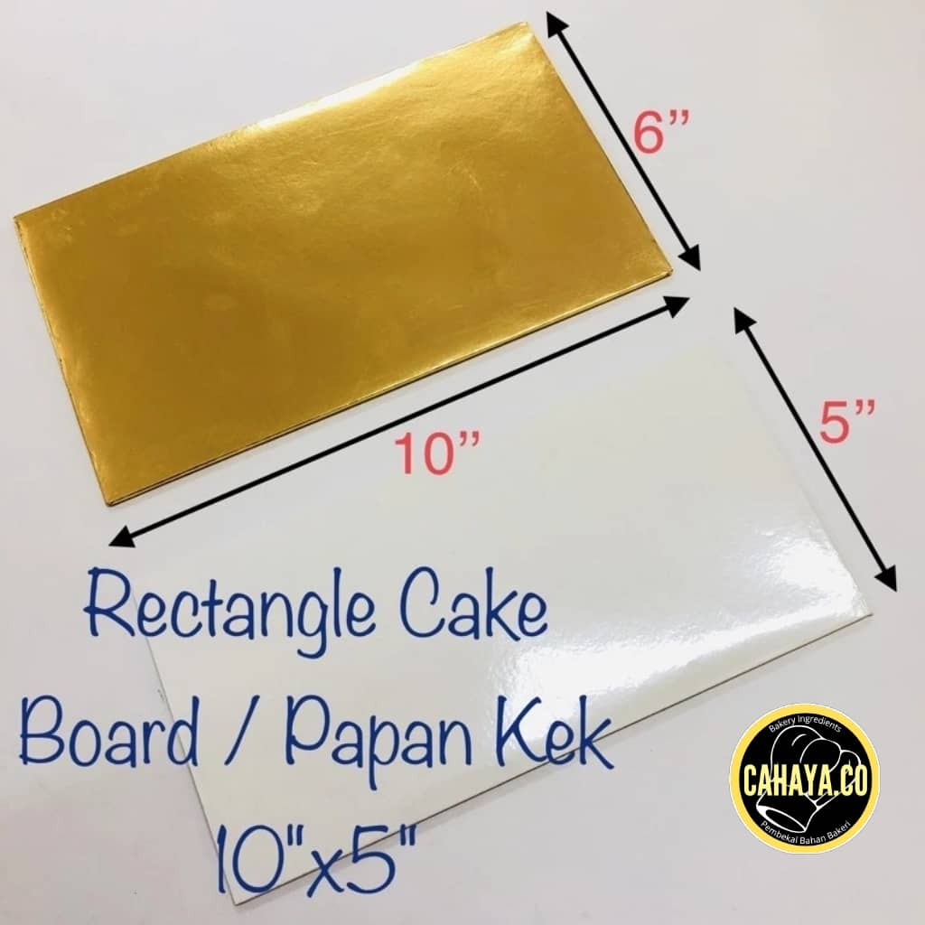 Rectangle Cake Board / Papan Kek 10"x5" (1pcs) | Shopee Malaysia