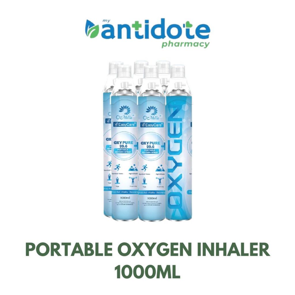 PORTABLE OXYGEN INHALER 1000ML (EXP 12/2024) | Shopee Malaysia