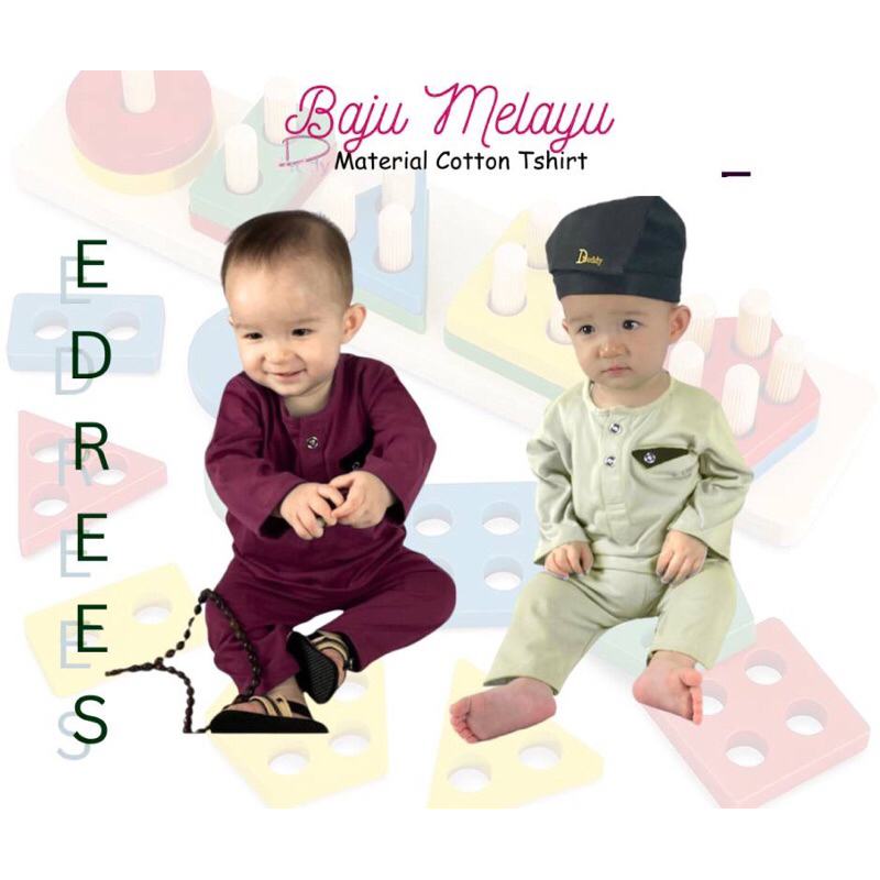 🌺BAJU MELAYU BABY 🌺 BAJU MELAYU EDREES🌺baby boys clothing | Shopee Malaysia