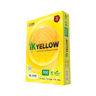 IK Yellow Kertas A4 Paper 70gsm & 80gsm | 500 - 2500 sheets / Keping ...