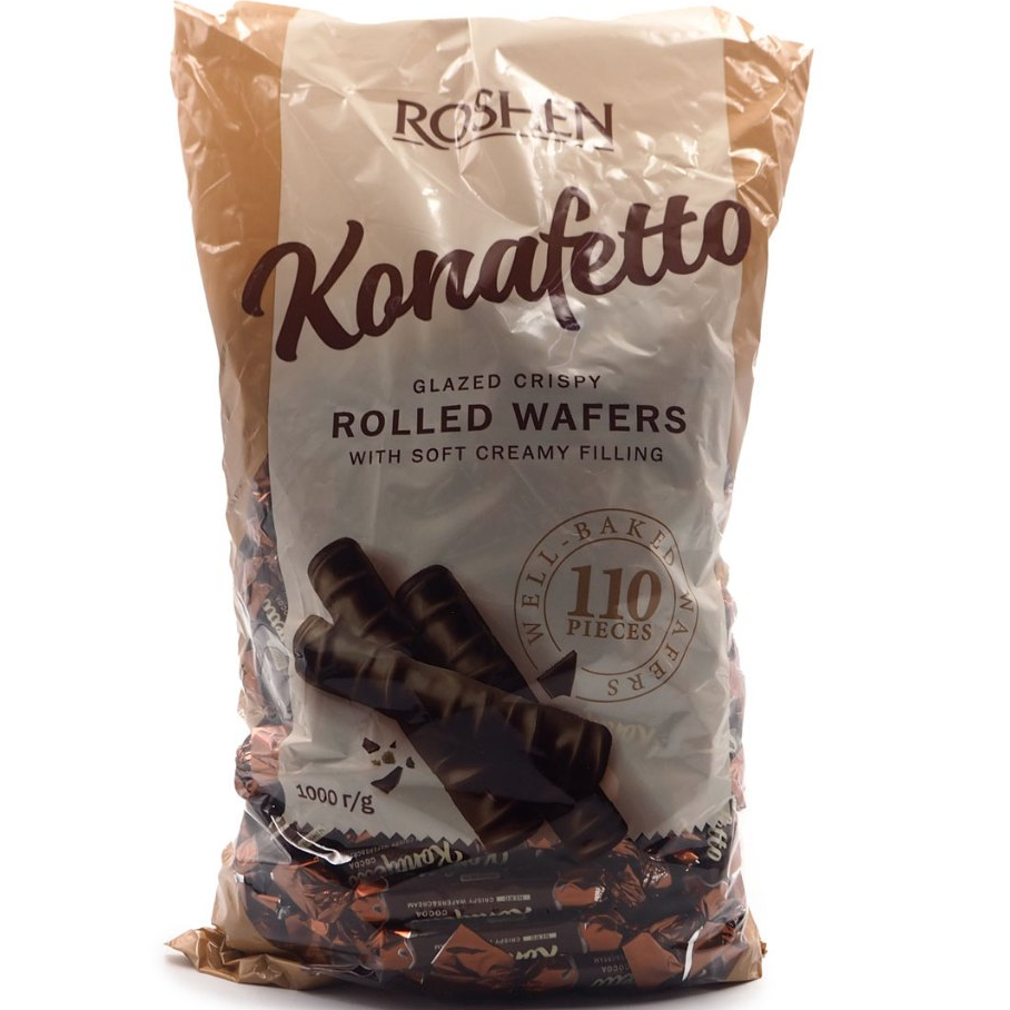 KONAFETTO ROSHEN COCOA NERO CRISPY WAFERS & CREAM ( 1KG ) | Shopee Malaysia
