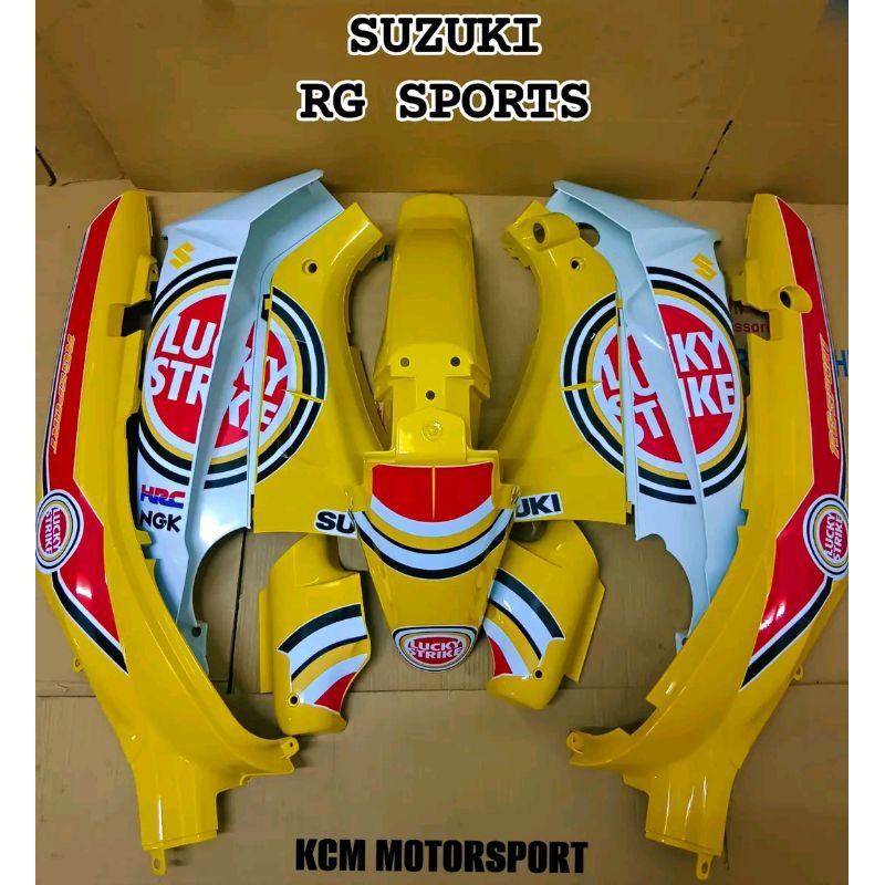 COVERSET SUZUKI RGV 120 / RG SPORT 110 DESIGN LUCKY STRIKE EDITION ...
