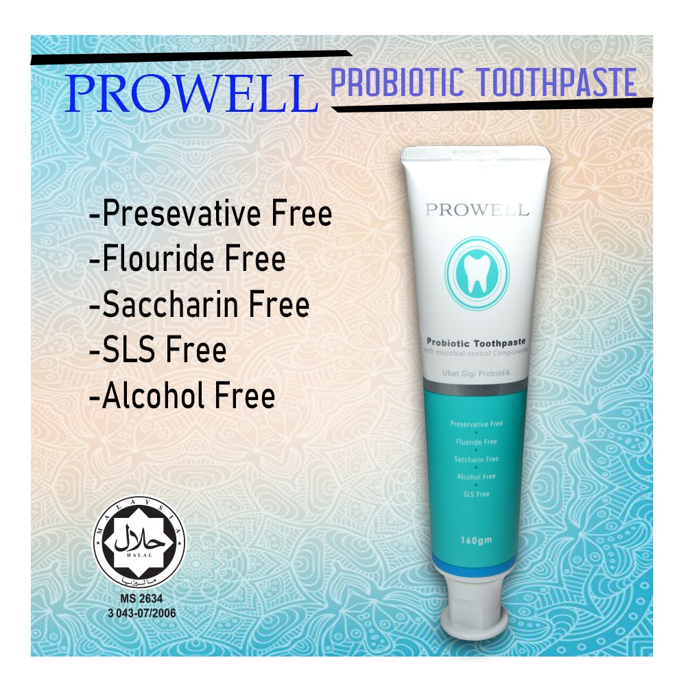 Prowell Probiotic Toothpaste with Antimicrobial Components 160gm ...