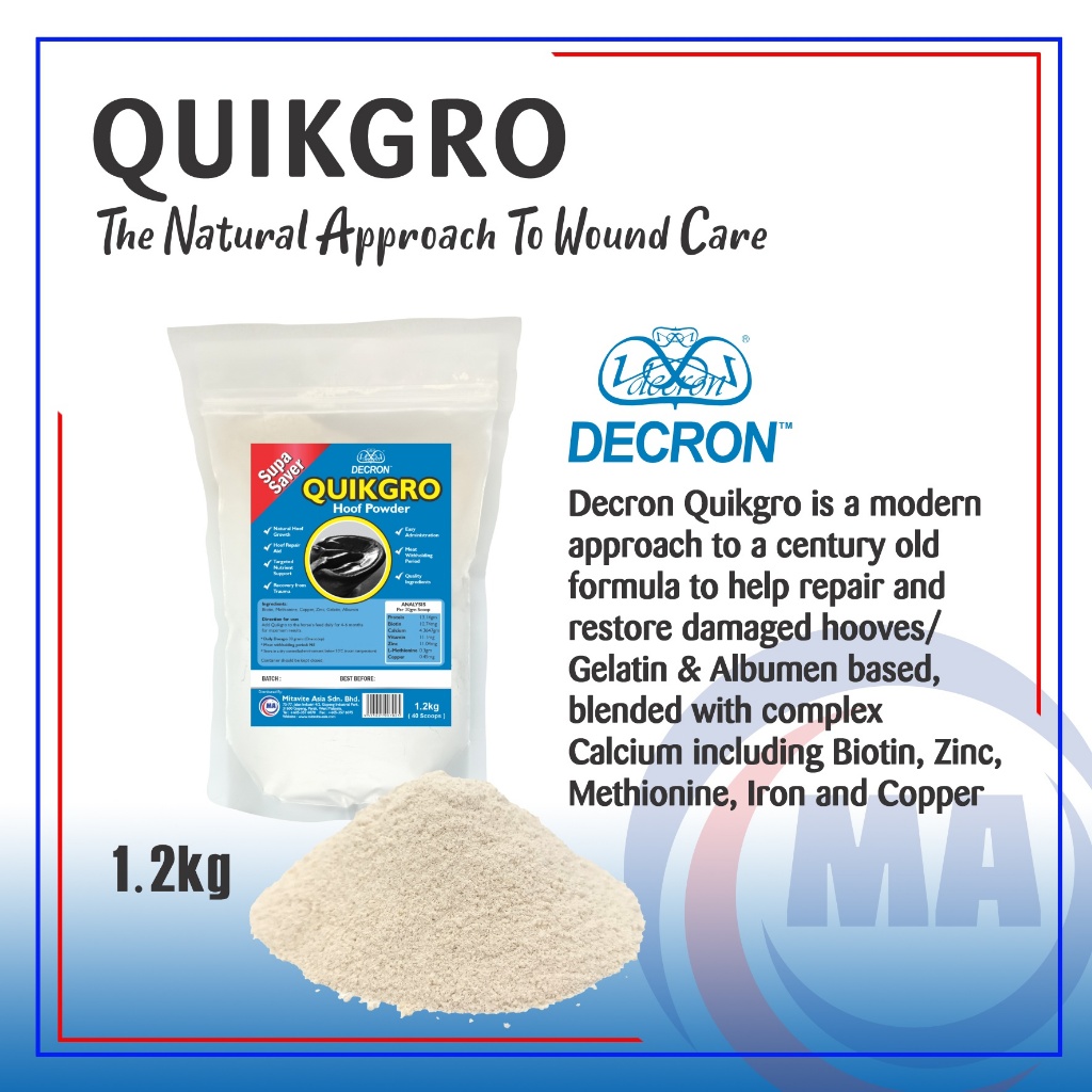 Decron Quickgro 1.2kg - Hoof Food - Equine / Horse | Shopee Malaysia