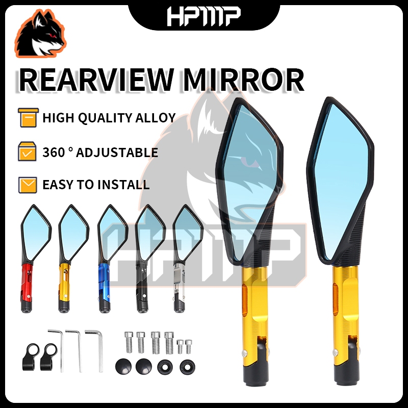 LC135 Y15 Y16 Universal Rear View Mirror Side Mirror CNC Alloy Anti ...