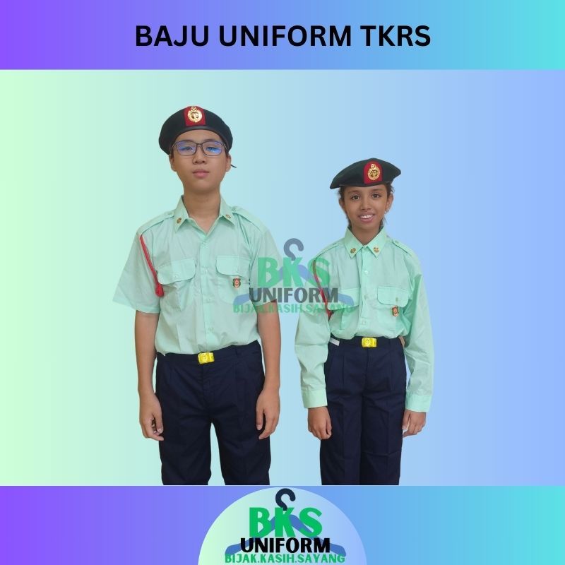 BAJU UNIFORM TKRS SEKOLAH RENDAH LENGAN PENDEK DAN LENGAN PANJANG ...