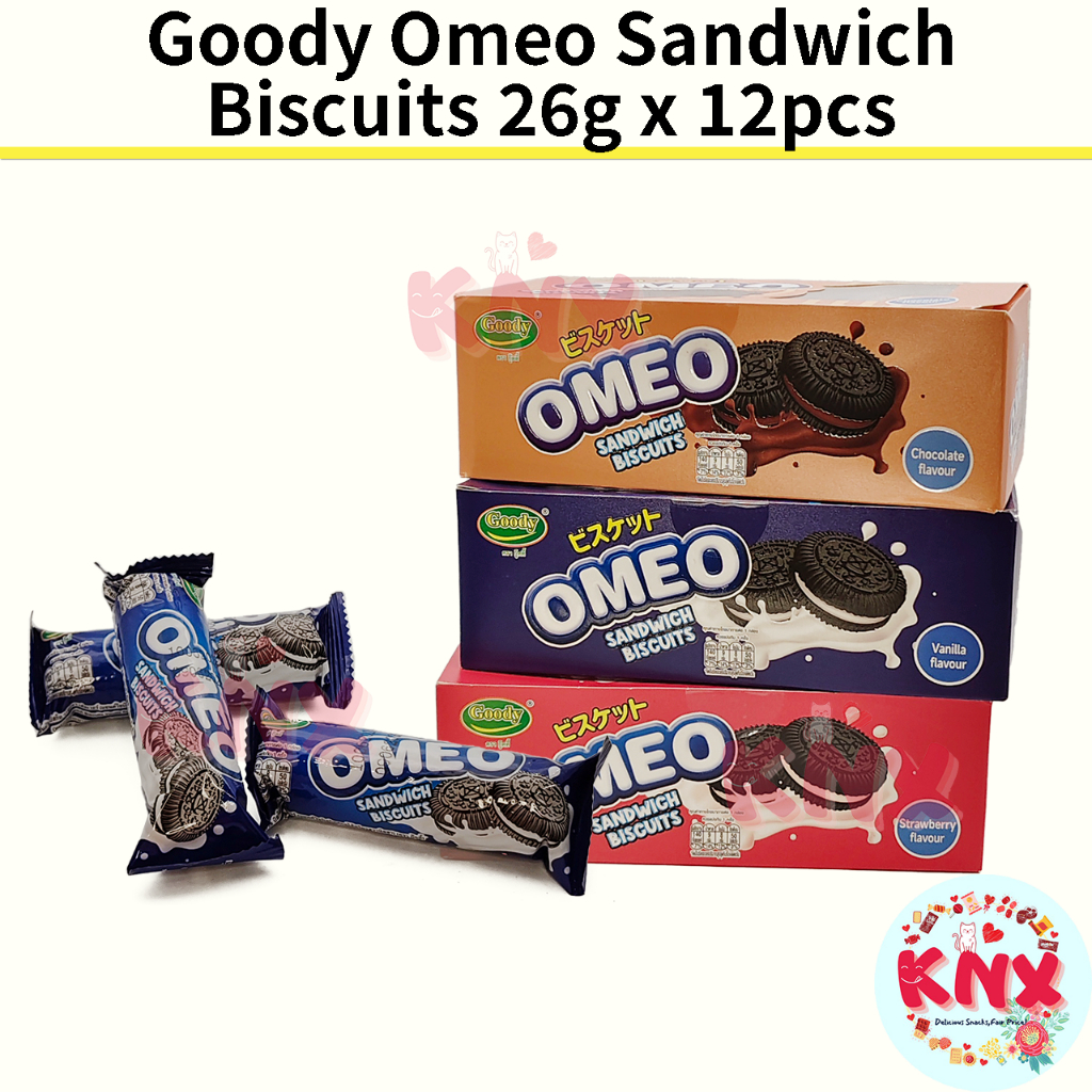 Goody Omeo Sandwich Biscuit 26g x 12pcs | Shopee Malaysia