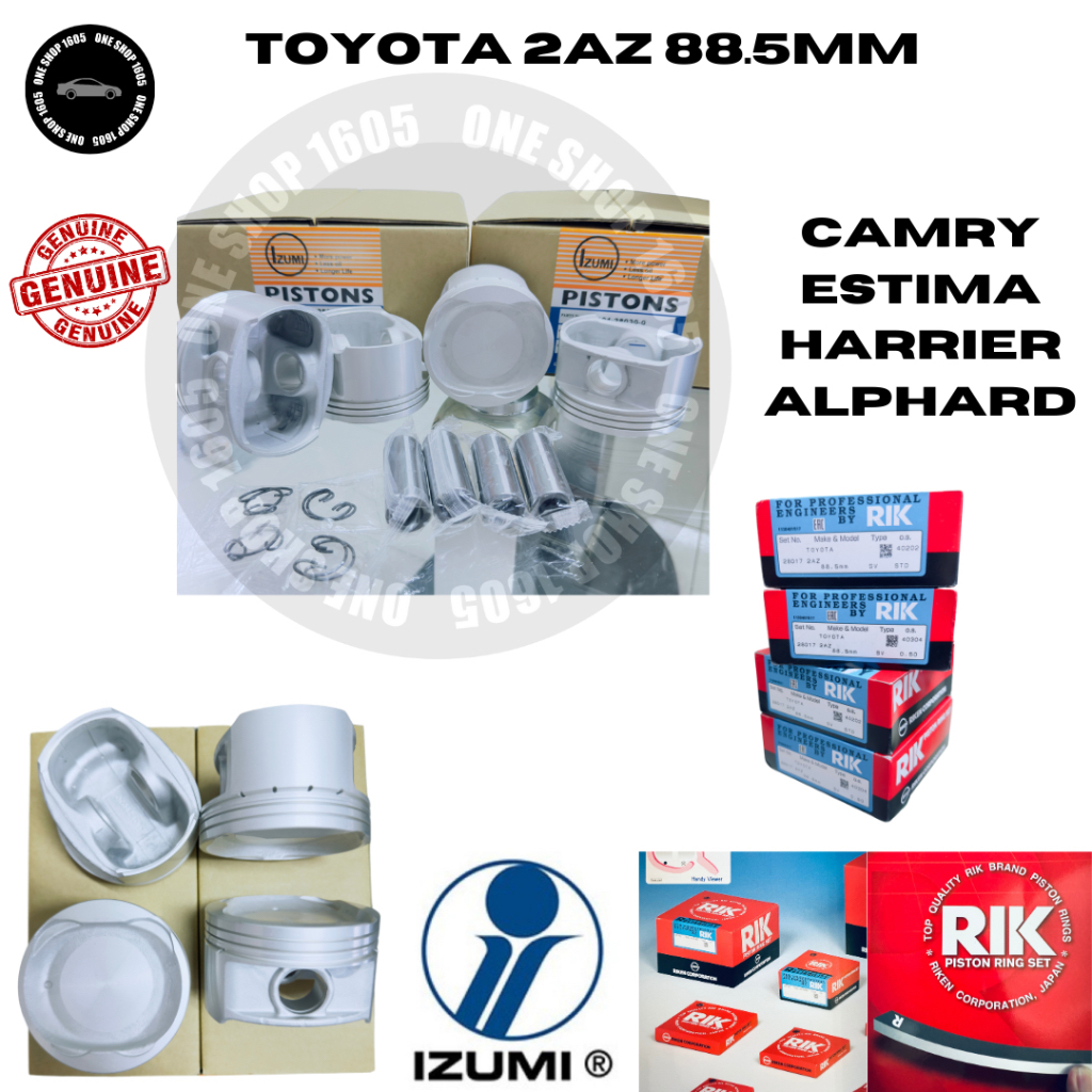 TOYOTA CAMRY 2AZ 2AZ-FE ACV30 ACV40 ACV50 ESTIMA 2.4 ACR30 ALPHARD ...