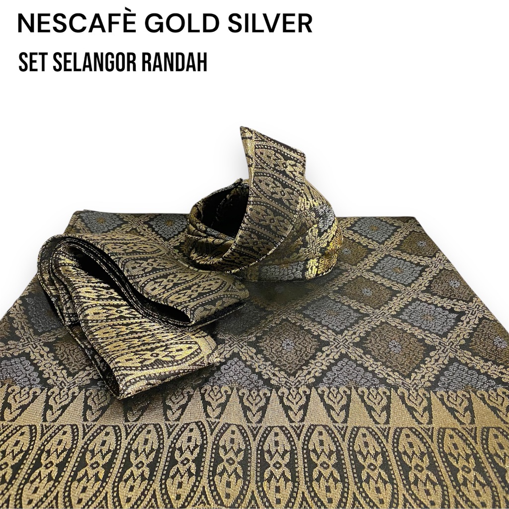 SONGKET ASLI RAYA NIKAH EXCLUSIVE 2 METERS SET TANJAK SAMPIN BENGKONG ...