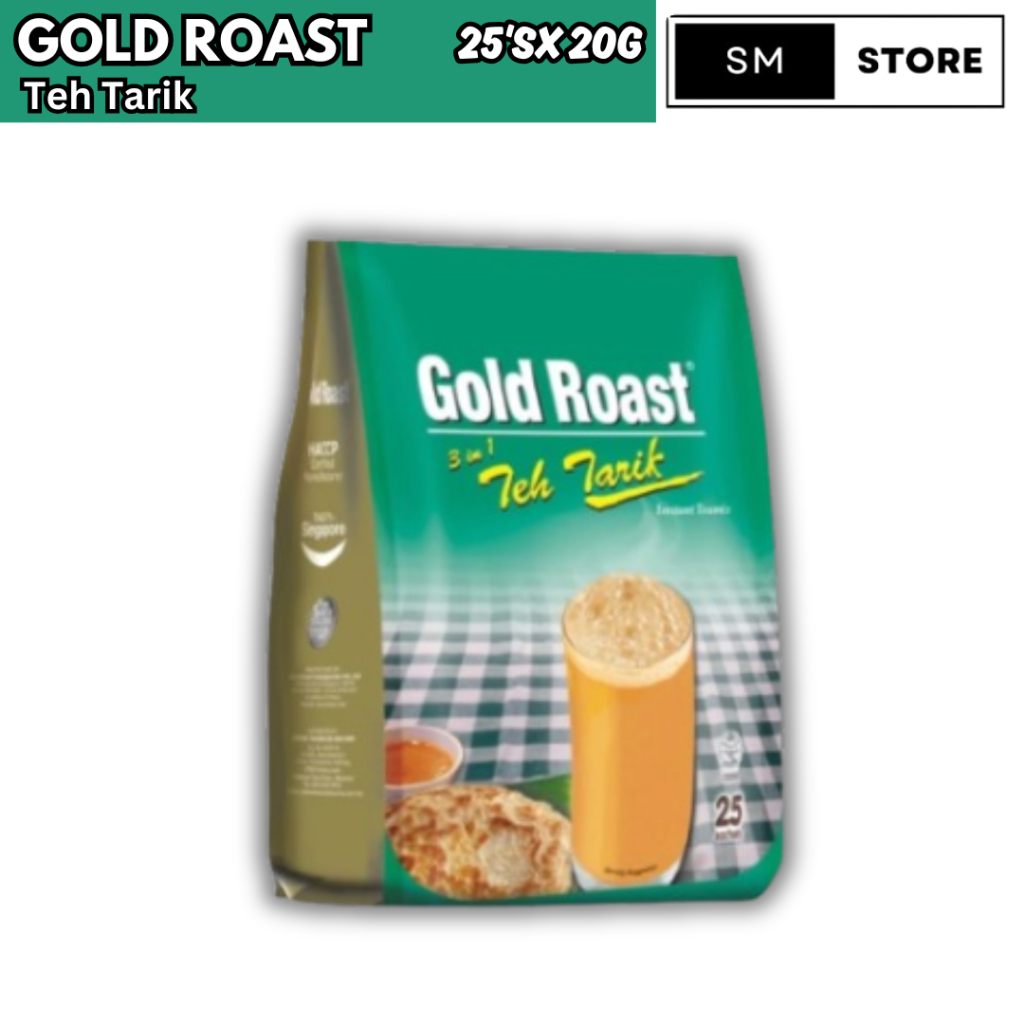 Tea Teh Tarik Milk Powder 3in1 Gold Roast (25's x 20g) | Shopee Malaysia