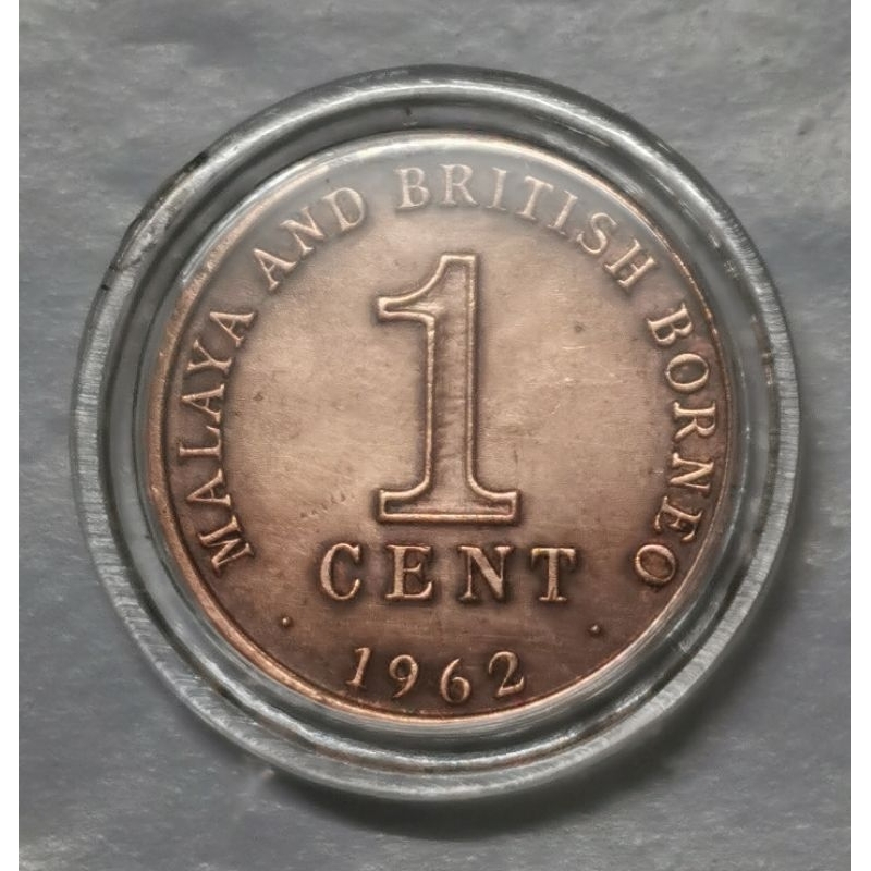Offer Banknote Malaya Syiling 1 sen 1962 ( coin polish ) Seperti di ...