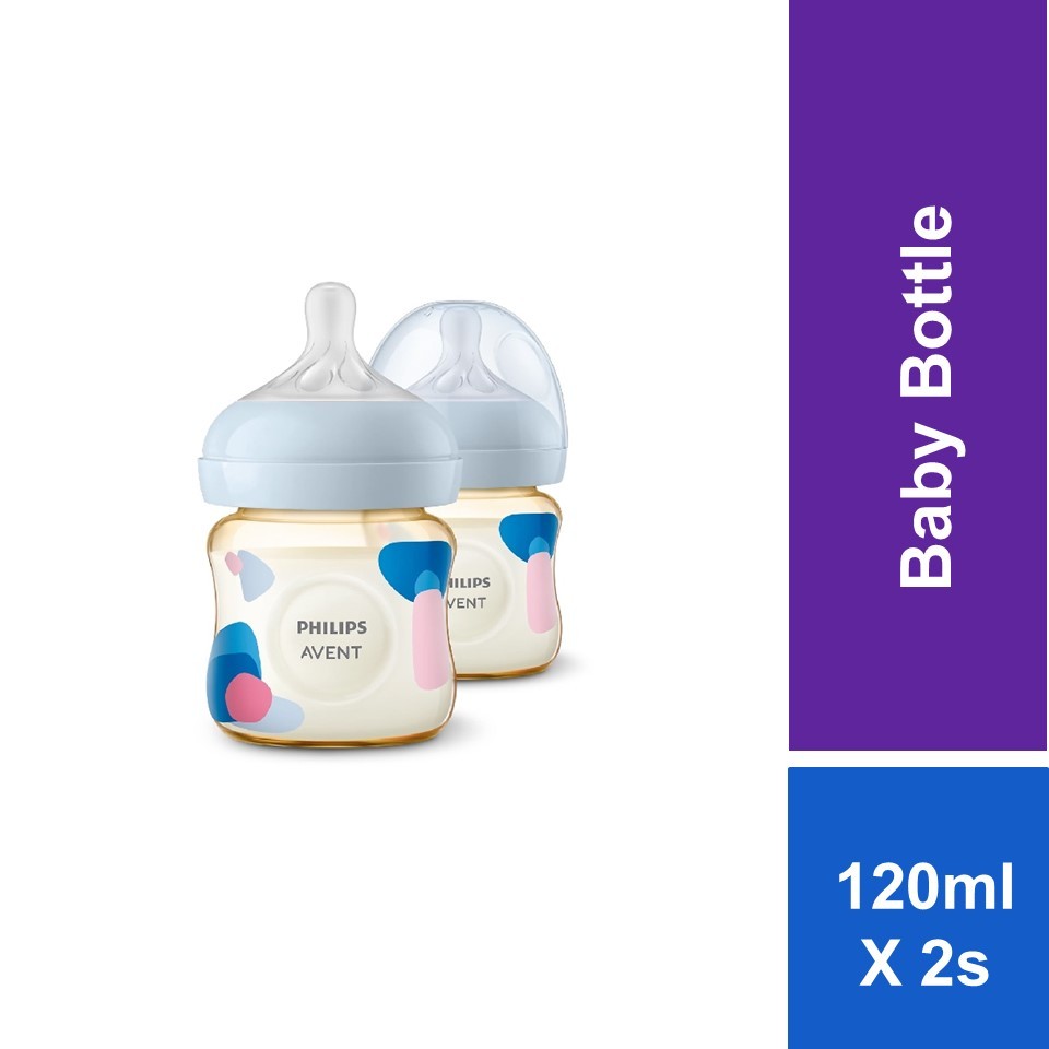 [New] Philips Avent Natural Response PPSU Baby Bottle 0m+ (4oz/120ml x ...