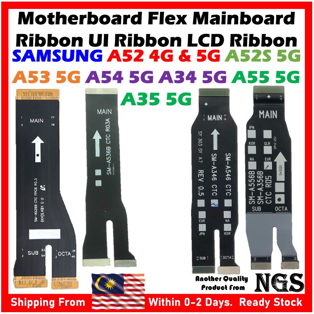 Motherboard Flex Cable Mainboard Ribbon For SAMSUNG Galaxy A52 4G & 5G ...