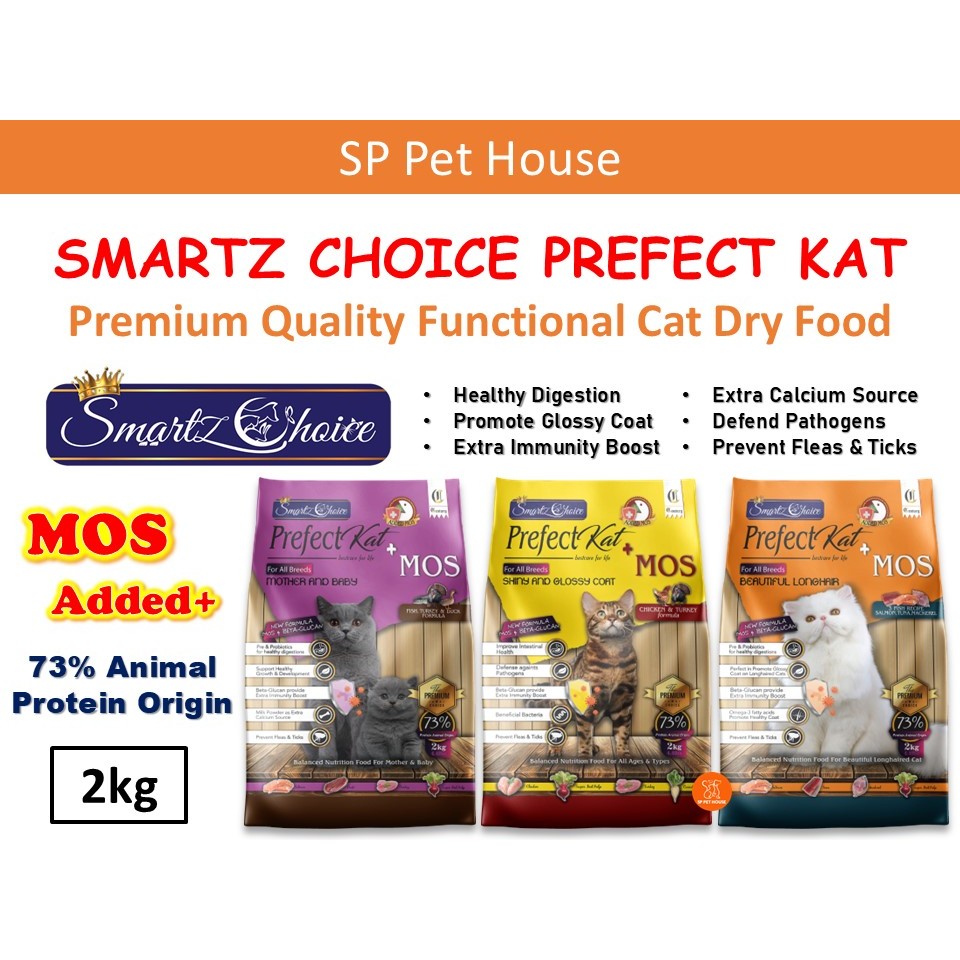 *2KG* Smart Choice Prefect Kat + MOS Cat Food - [Perfect Kat Mother ...
