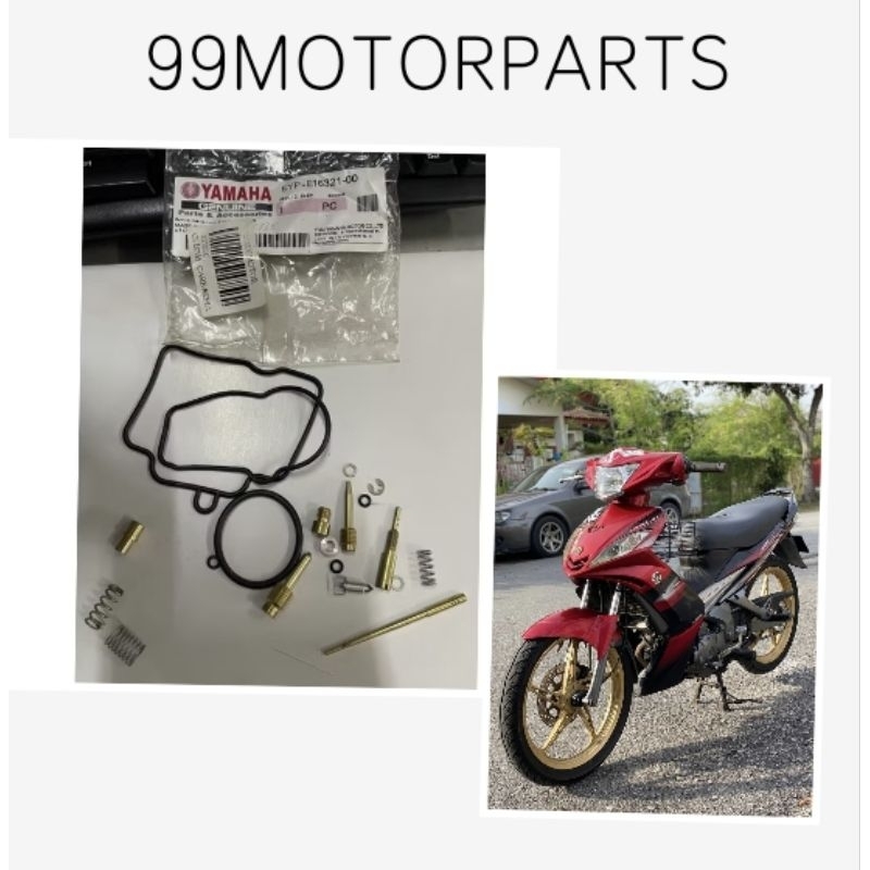 PNP yamaha lc135 v1 lcv1 SLIDE NEEDLE repair kit jarum slide carburator ...