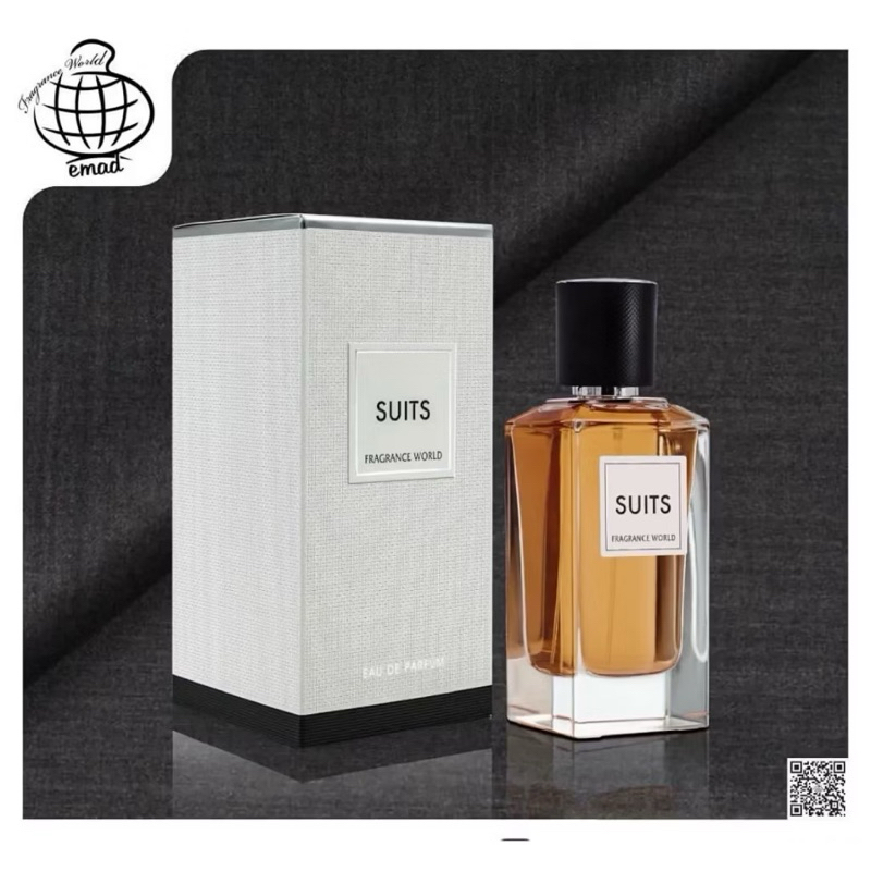 Suits Perfume 100ml EDP by Fragrance World 100% Original, Suits Perfume ...