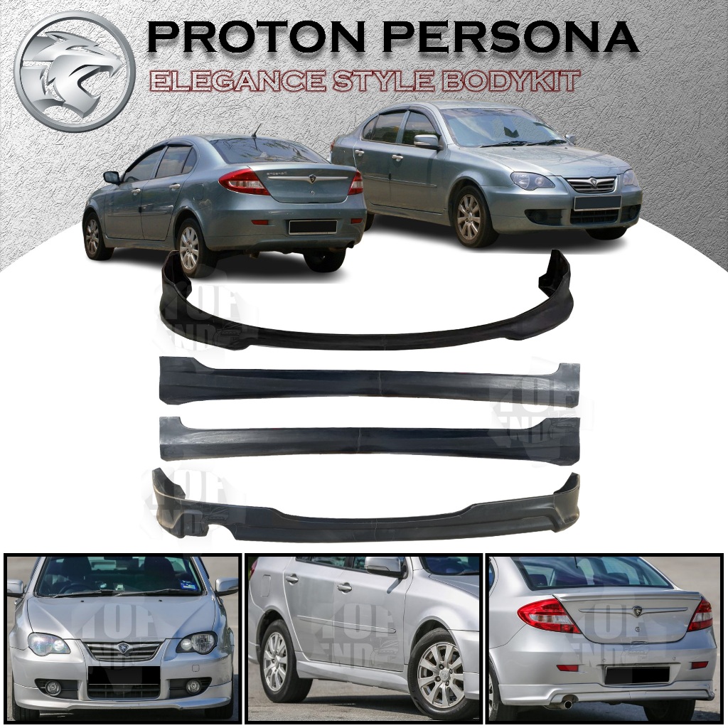 PROTON PERSONA ELEGANCE LOOK FULLSET BODYKIT (ELG) BUMPER SKIRT LIP CAR ...