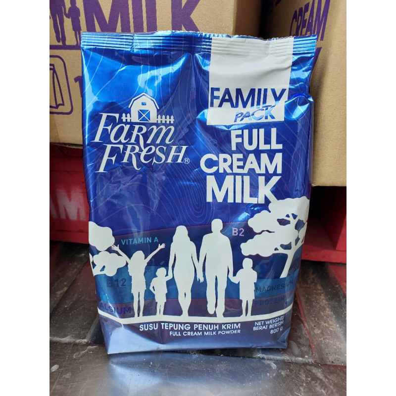 FARM FRESH FULL CREAM MILK POWDER FAMILY PACK 800 G | Shopee Malaysia
