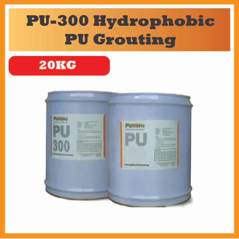 PENTENS PU 300 (20KG) One Part Polyurethane Grouting / PU Foam Grout ...